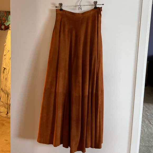 Alcott & Andrews | Skirts | Rare Vintage Alcott Andrew Lined Lamb Suede ...